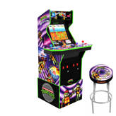 Arcade 1Up Arcade1up Teenage Mutant Ninja Turtles: Turtles In Time With Riser, Light Up Marquee ...